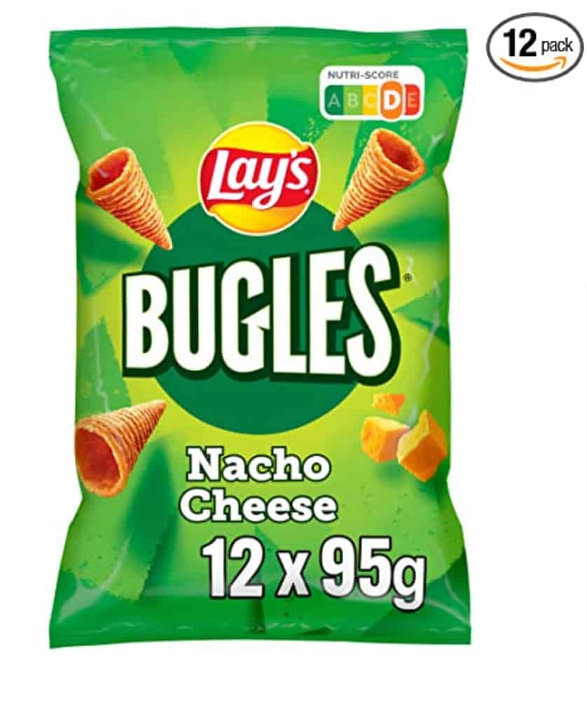 Lay's Bugles Nacho Cheese – Herzhafter Mais-Snack mit Käse-Geschmack ...