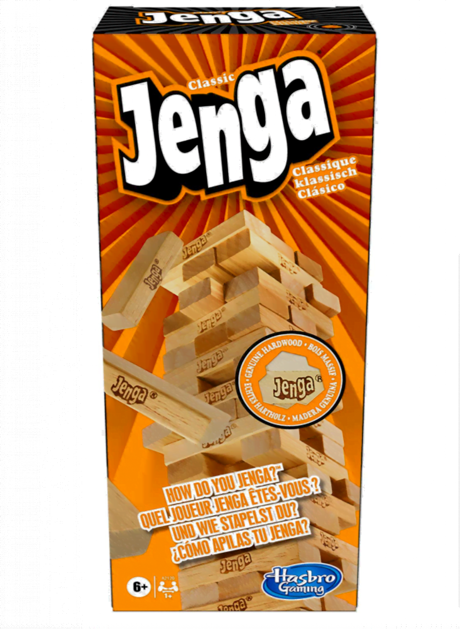 Jenga Classic für 8,99 € inkl. Prime-Versand - Nur für kurze Zeit!