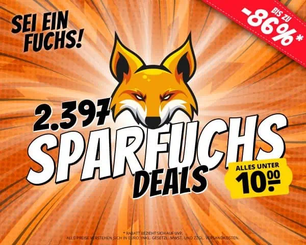 Sportspar Sparfuchs Deals: Über 2.300 Artikel für jeweils unter 10 ...