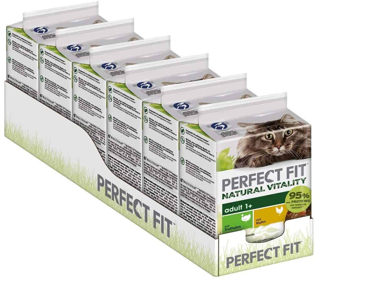 PERFECT FIT Natural Vitality - Katzenfutter Nassfutter Adult 1+ Huhn ...