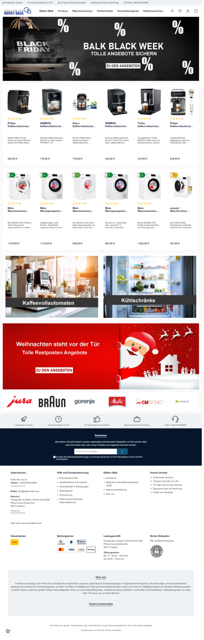 Warnung vor Betrug: Fake Online-Shop elektro-balk.com | Preis-King.com