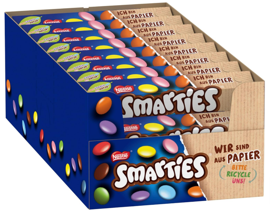 Schnäppchen: NESTLÉ SMARTIES Hexagon-Rolle 24er Pack für 12,15