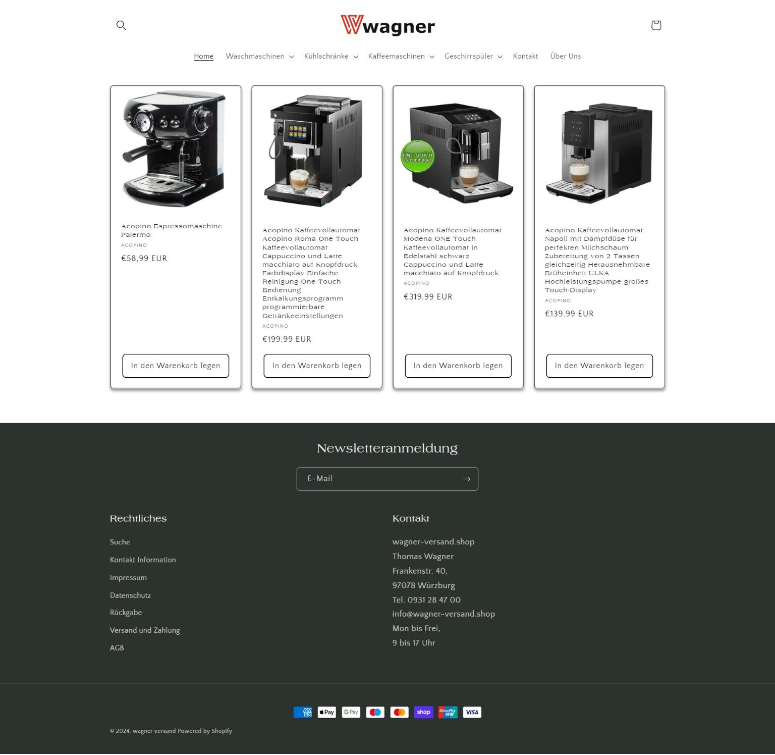 Warnung vor Betrug: Fake Shop wagner-versand.shop | Preis-King.com