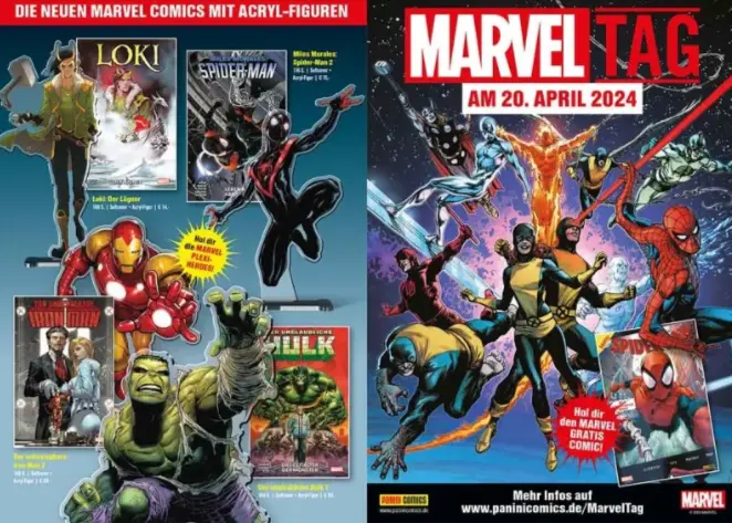 Marvel Tag: Gratis mit Comic/Poster/Postkarten