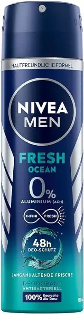 NIVEA MEN Fresh Ocean Deo Spray (150 ml) ab 1,50 € inkl. Prime-Versand