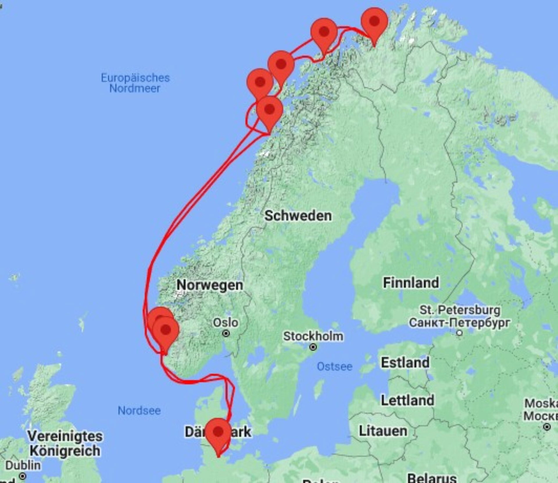 AIDAbella ⛴️ 14 Tage Norwegen Kreuzfahrt von Kiel - Alta - Kiel ab 1. ...