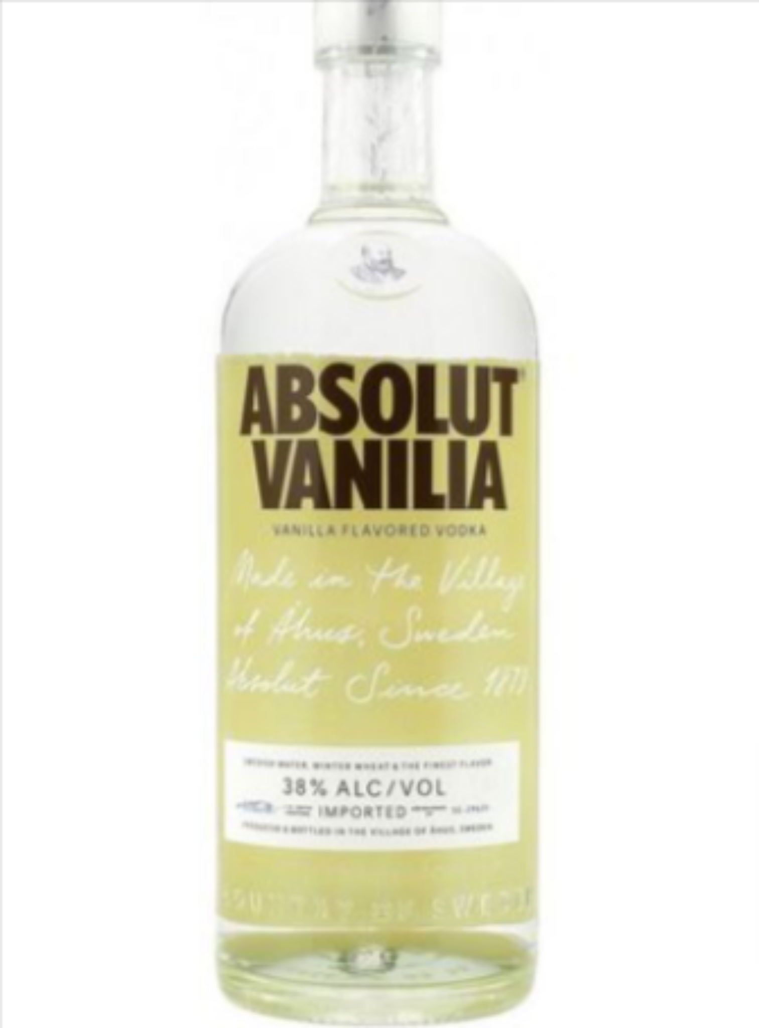 1 Liter Flasche Absolut Vodka Vanilia – Absolut Vodka mit Vanillearoma ...