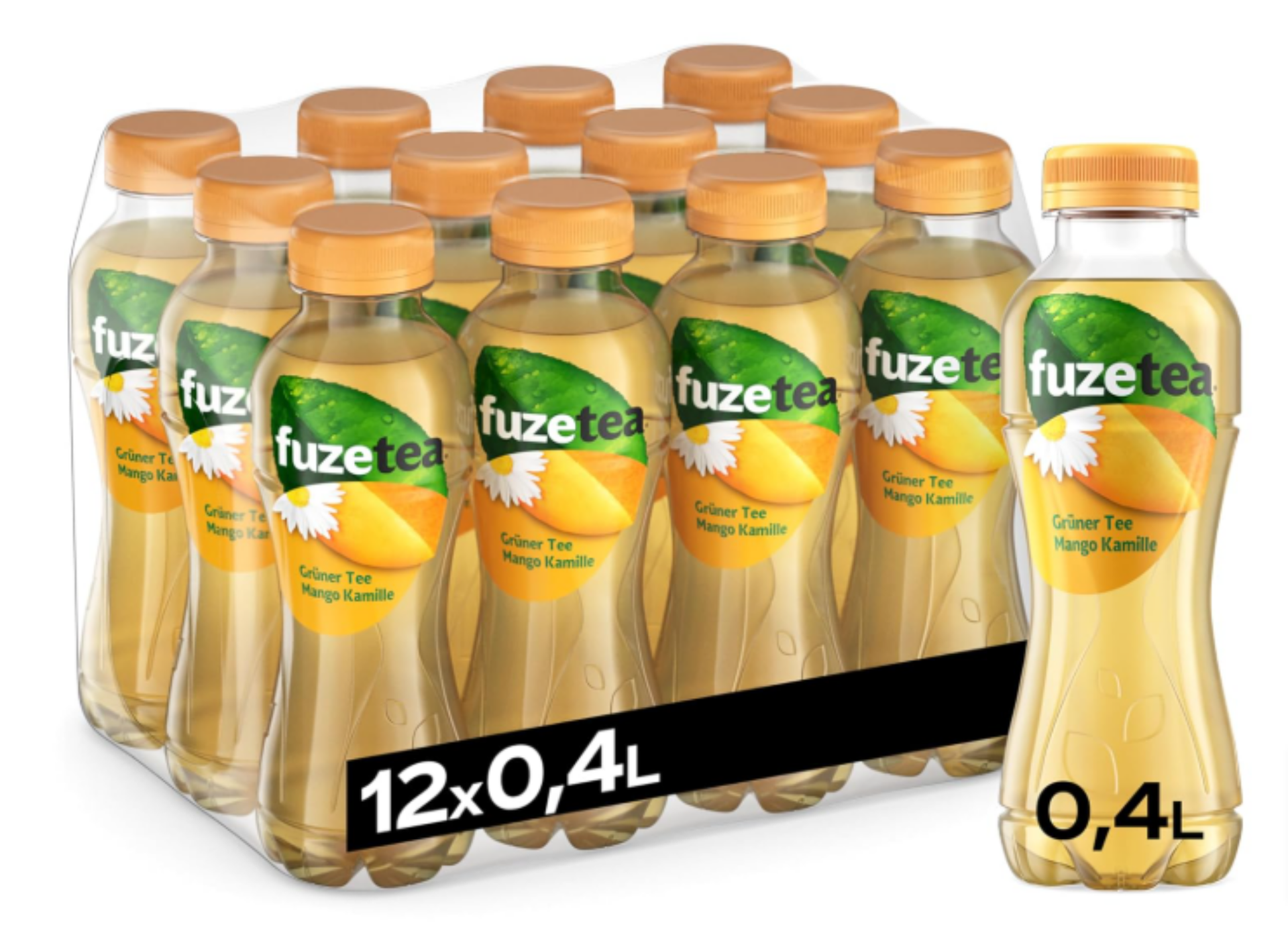 Fuze Tea Grüner Tee Mango Kamille 12 x 400 ml ab 8,99