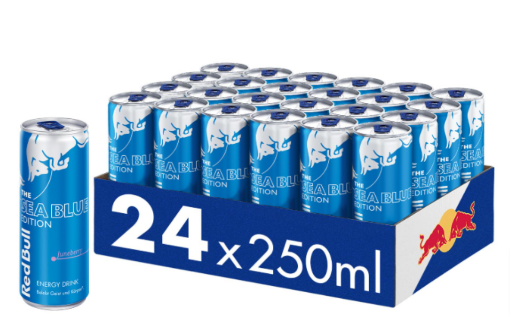 Red Bull Energy Drink Sea Blue 24er Pack
