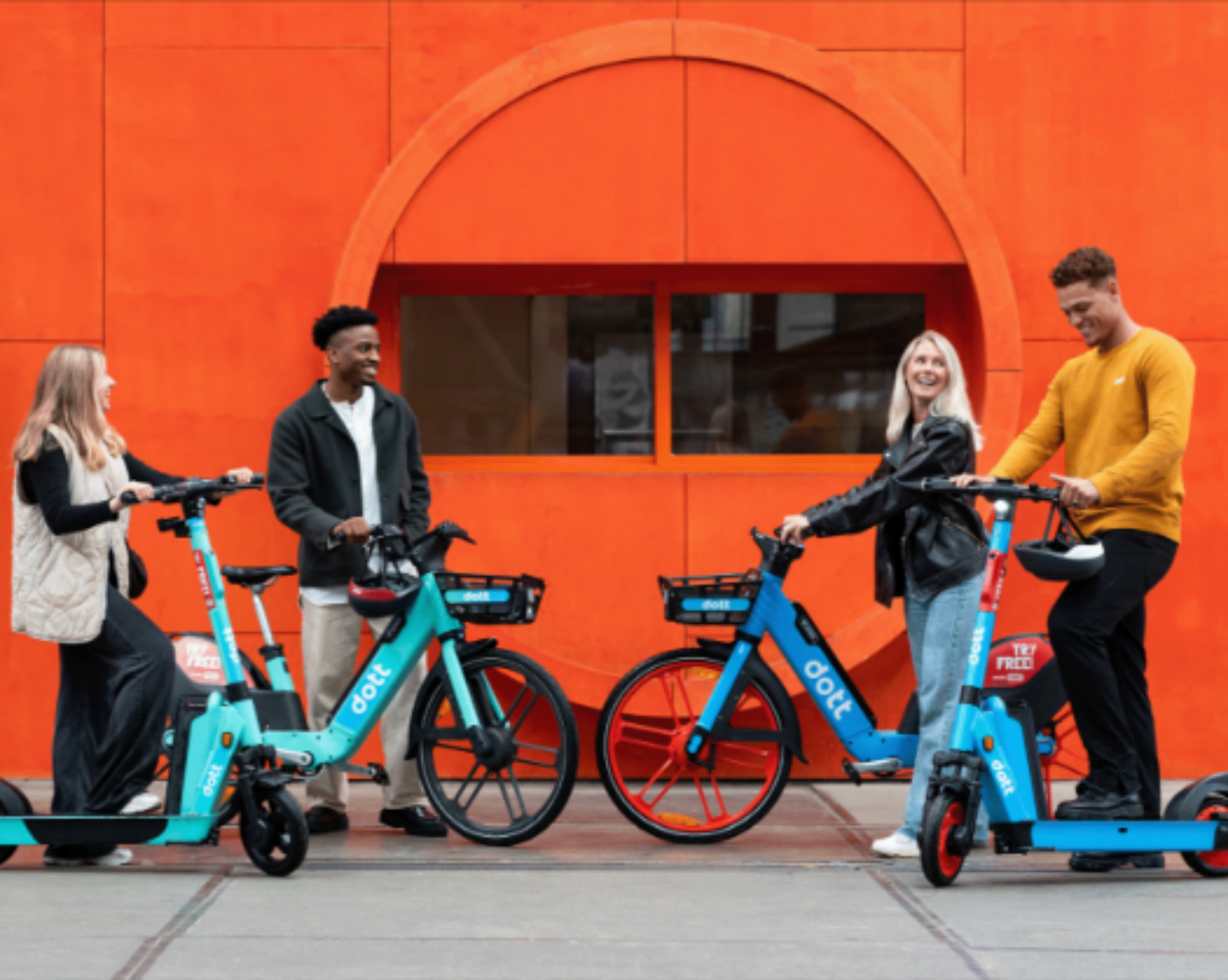 Gratis 5x 5 Freiminuten E - Scooter von dott (hieß früher TIER)