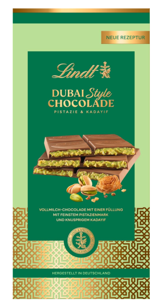 Lindt Dubai Style Chocolade 145g Tafel - Nur 6,77 € inkl. Prime-Versand!