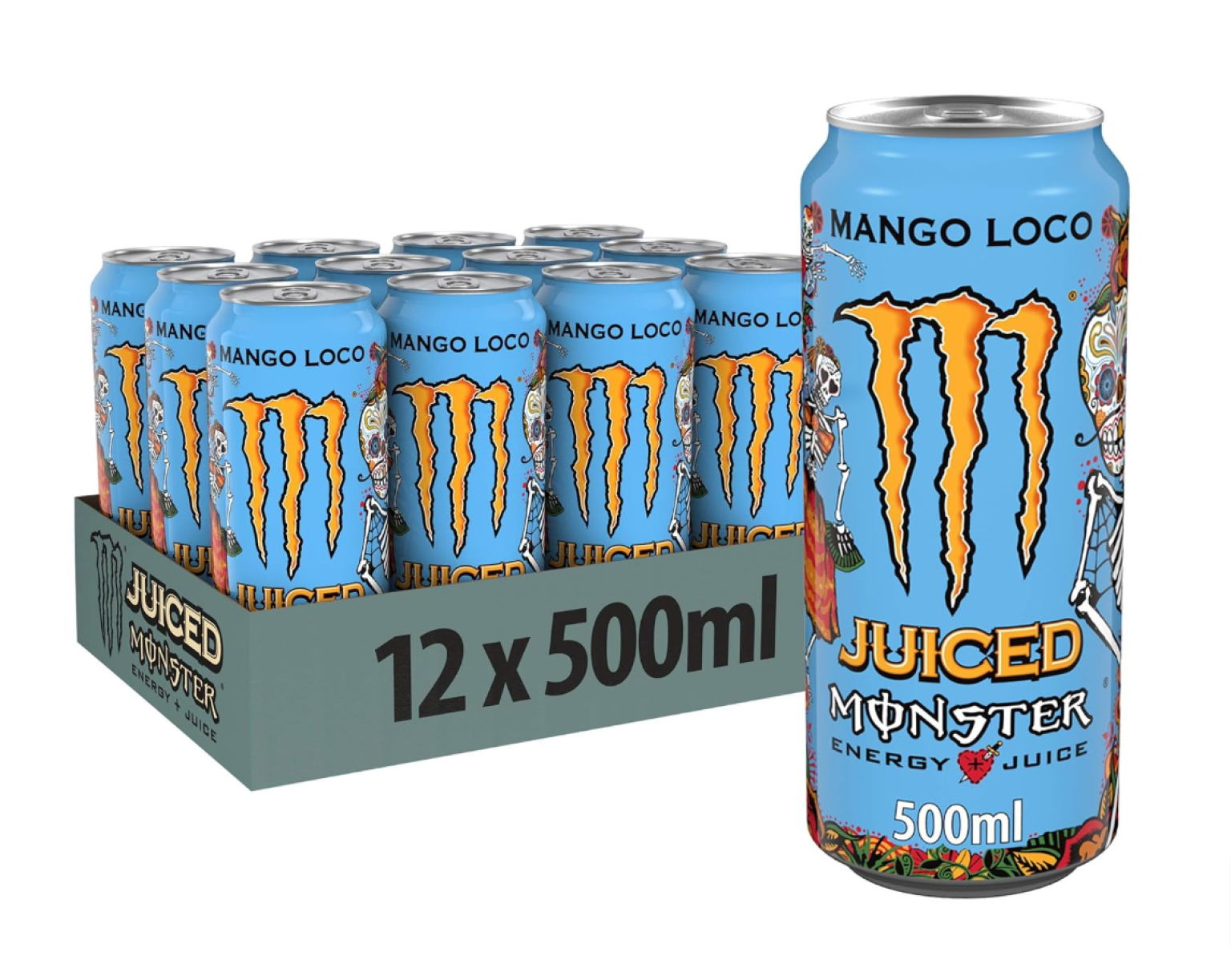 Monster Energy Mango Loco - koffeinhaltiger Energy Drink (12 x 500 ml ...