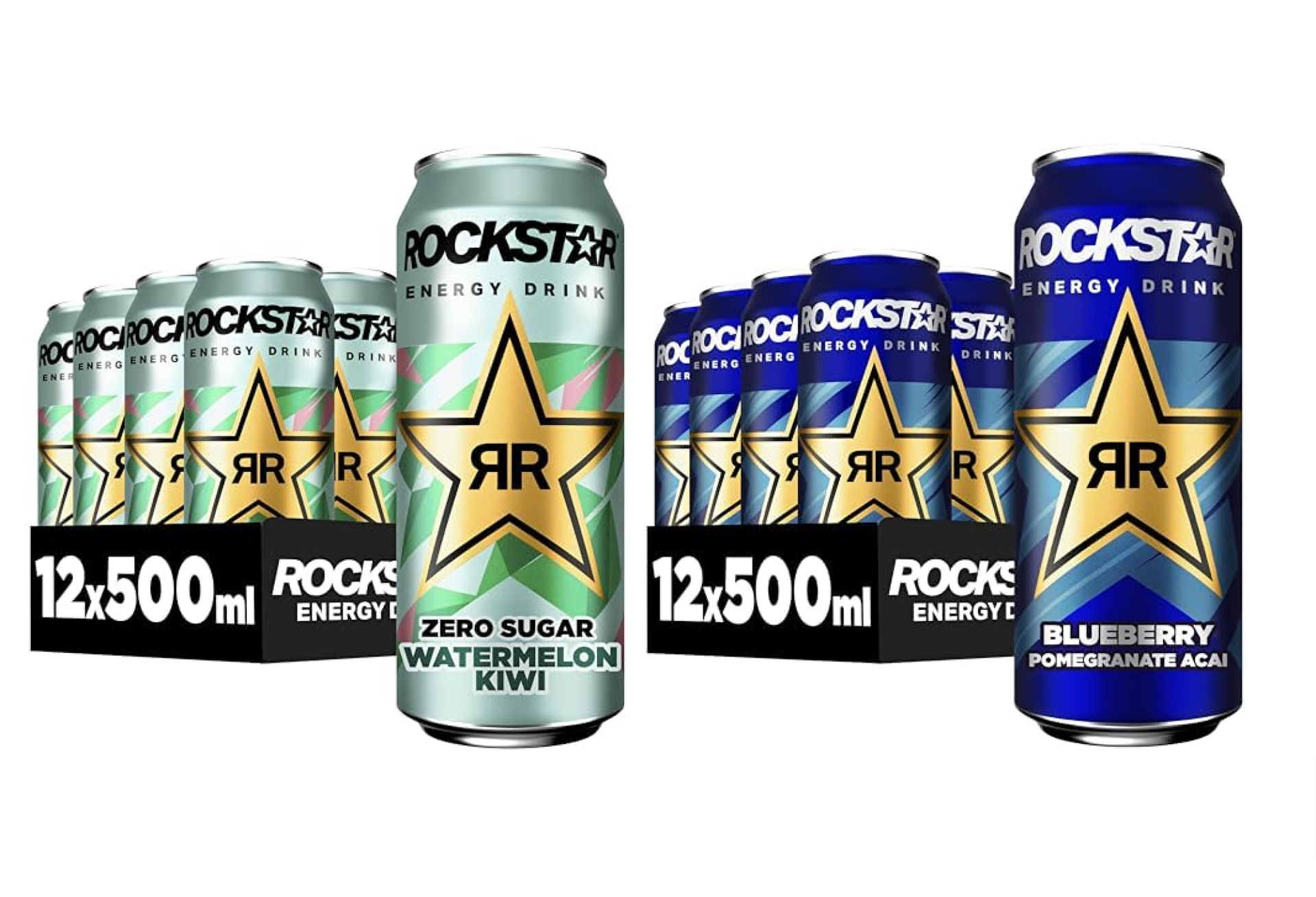 Rockstar Energy Drink Bundle: Watermelon Kiwi