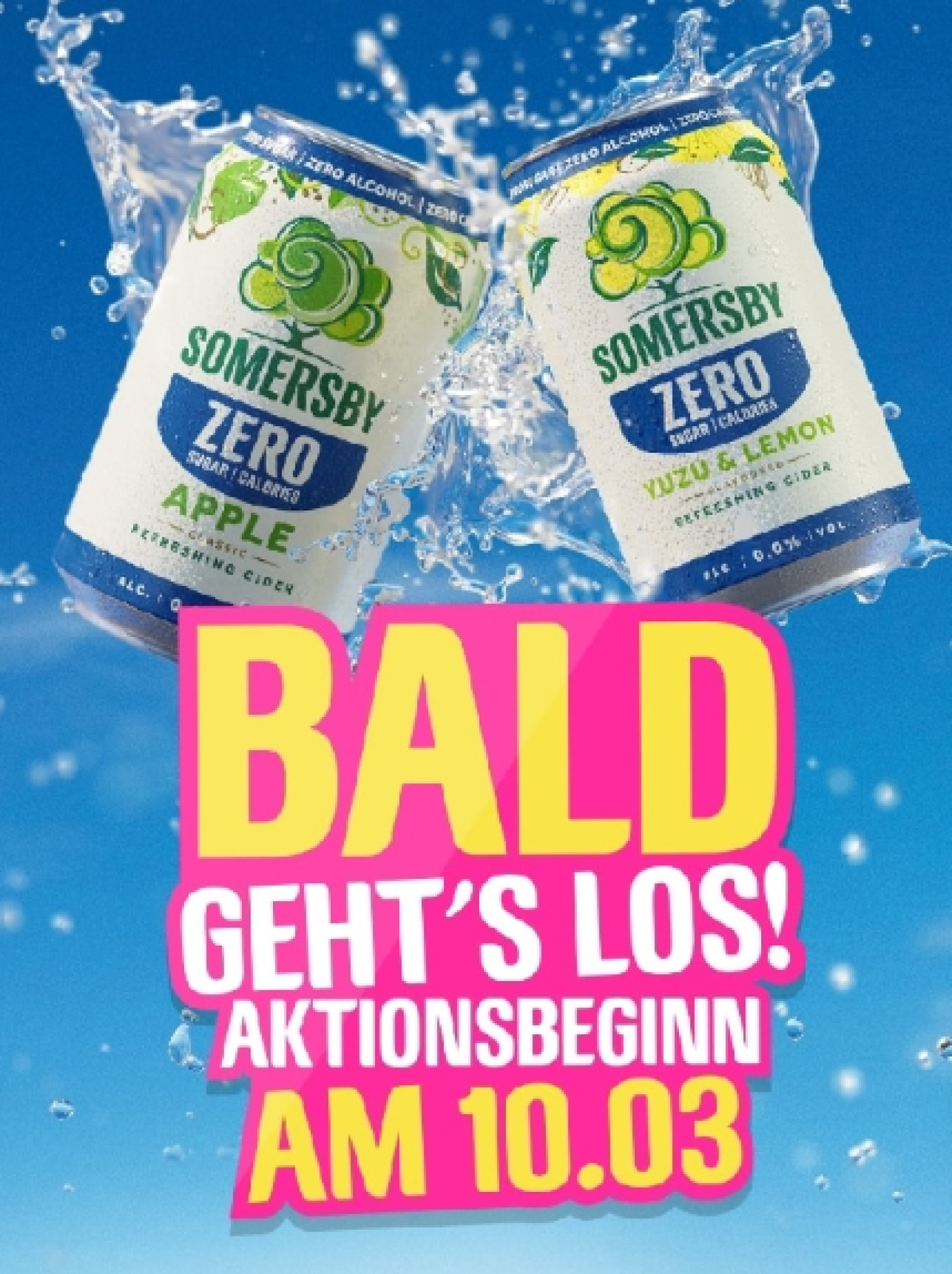 Gratis Somersby Zero testen: Cashback-Aktion ab 10. März