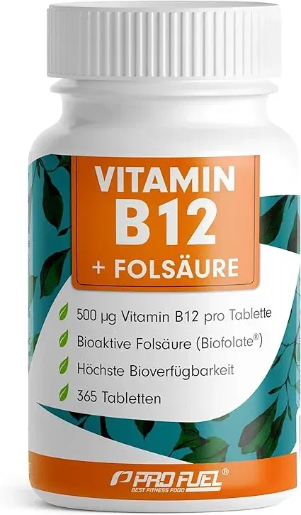 Schnäppchen: Profuel VITAMIN B12 hochdosiert - 365 Tabletten nur 6,34 ...